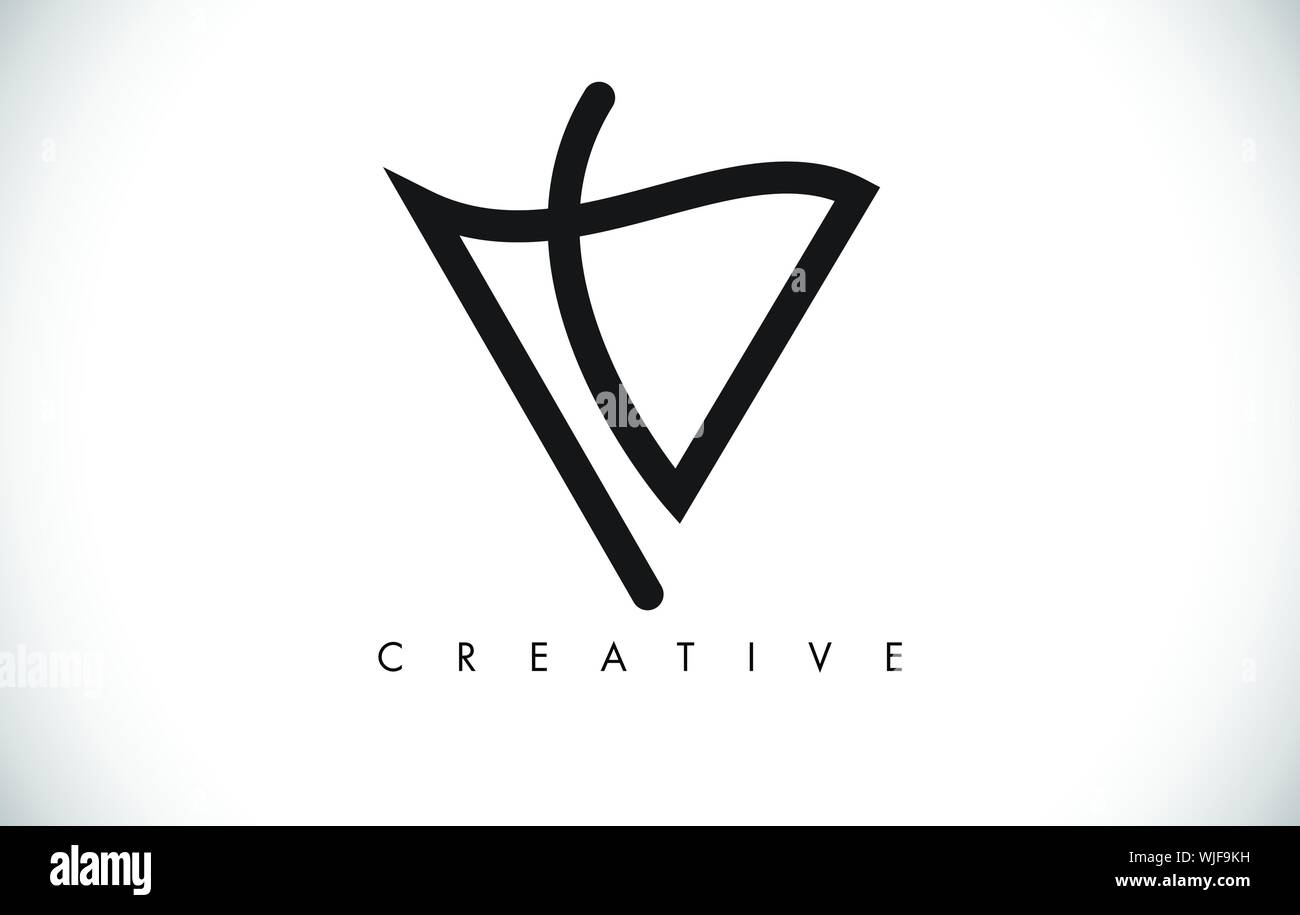 V Letter Modern Trendy Design Logo. Letter V Icon Logo with Monogram ...