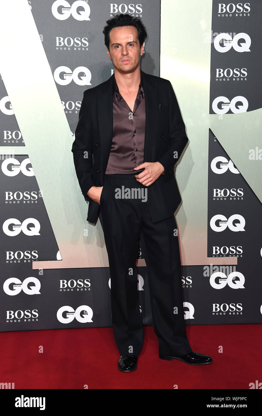 Andrew scott arriving gq men year awards 2019 hi-res stock photography ...