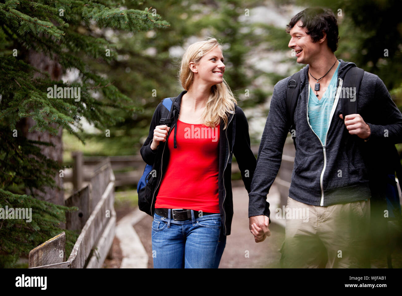 Outdoor Forest Walk Stock Photo - Alamy