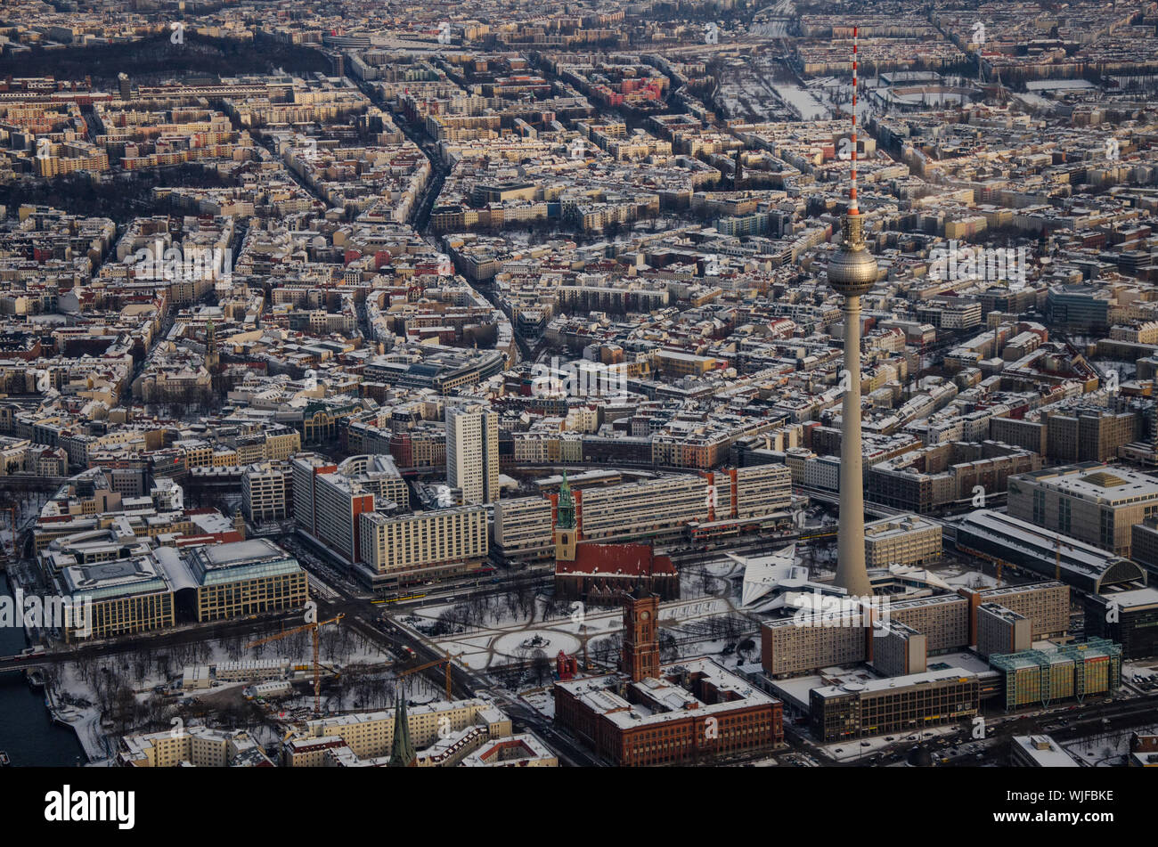 Aerial view of berlin hi-res stock photography and images - Alamy