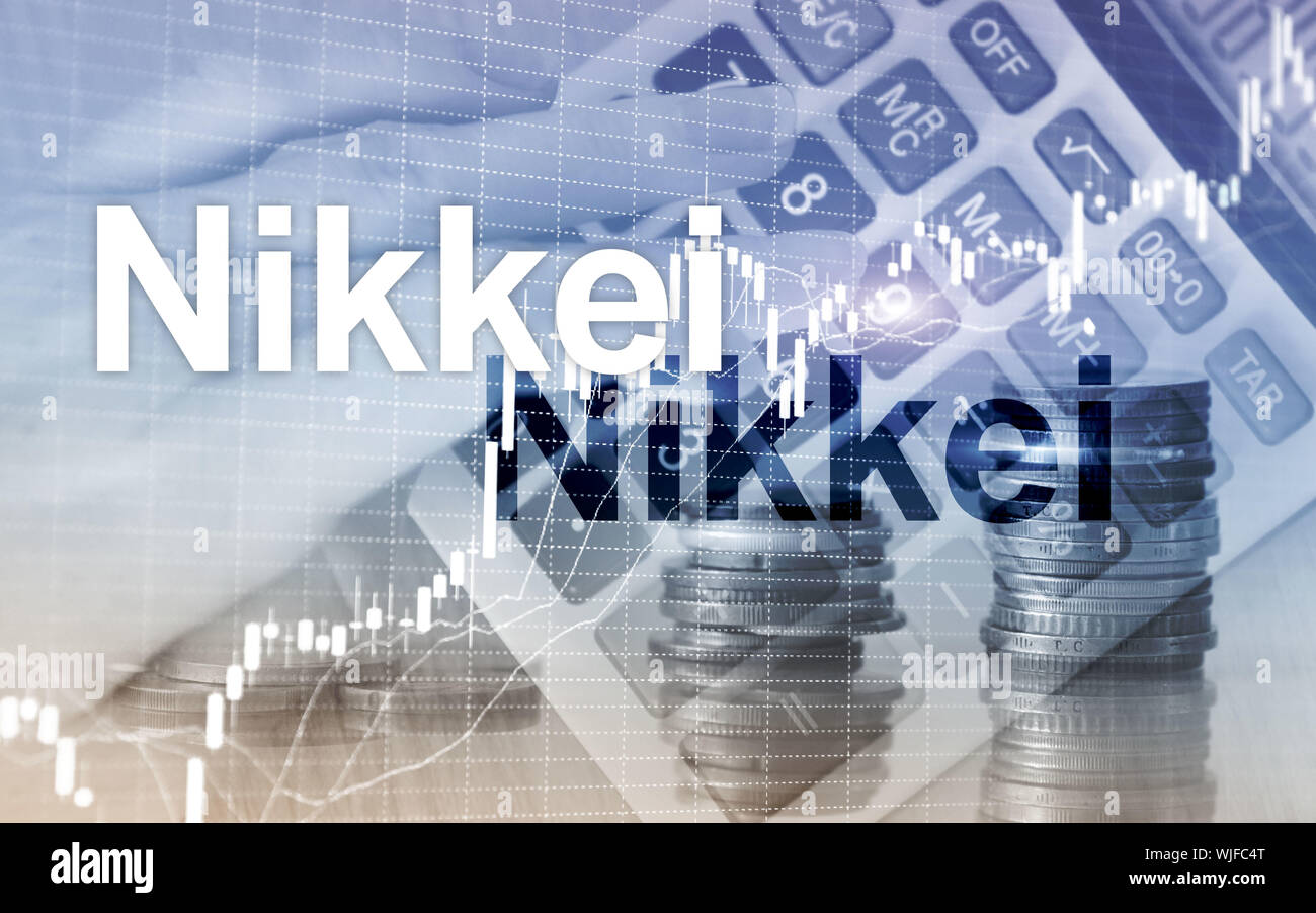 The Nikkei 225 Stock Average Index. Financial Business Economic concept ...