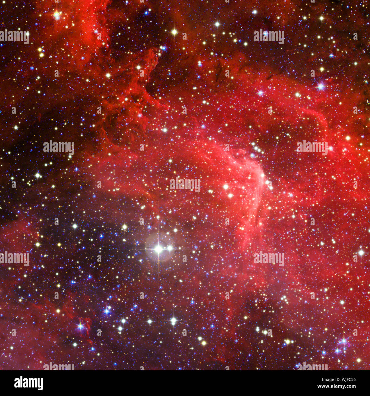 Nebula in outer space. Gas and dust clouds. Elements of this image ...