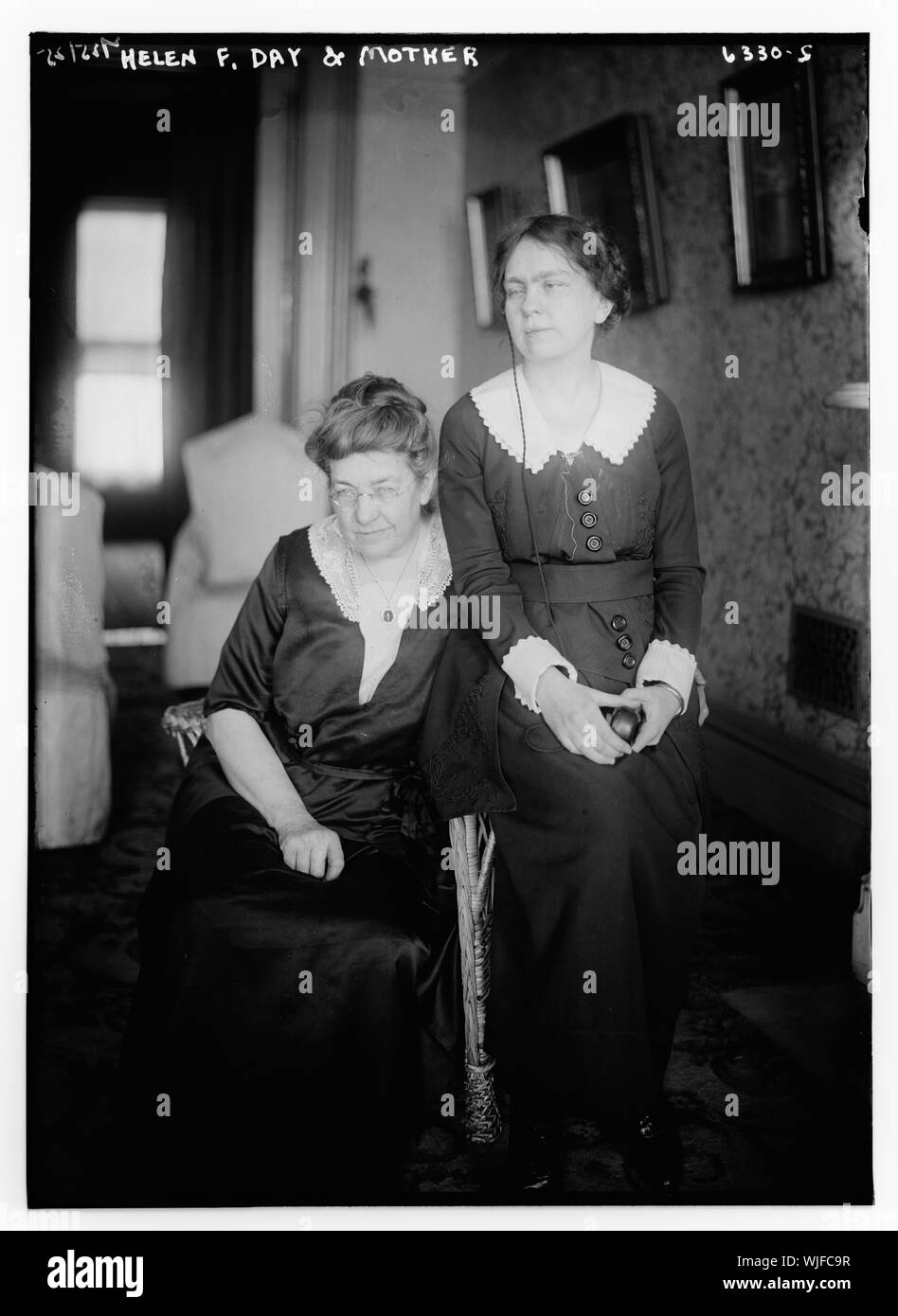 Helen F. Day with mother Stock Photo - Alamy