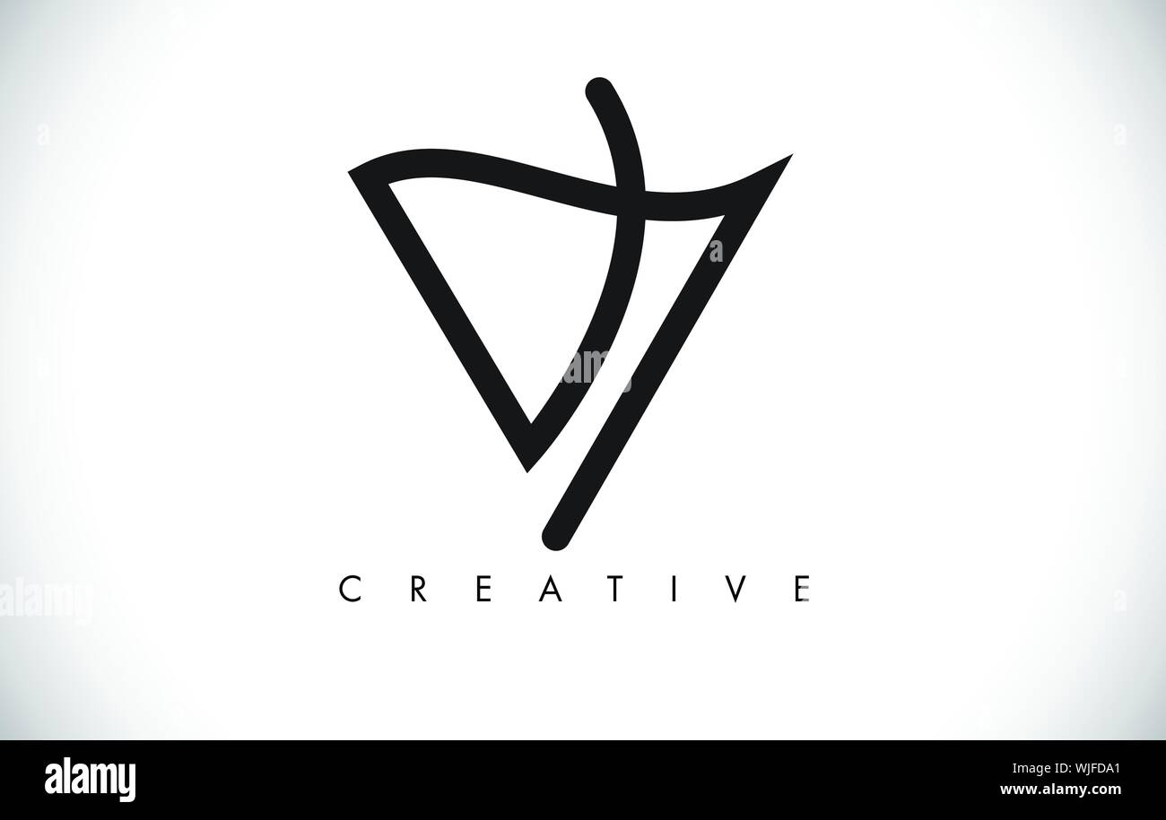 V Letter Modern Trendy Design Logo. Letter V Icon Logo with Monogram ...