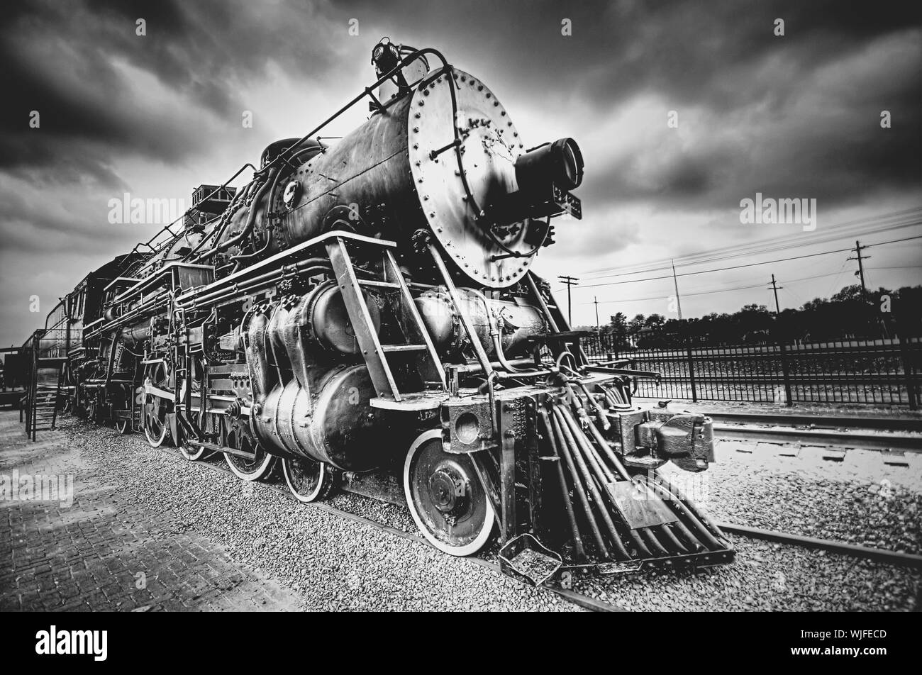 Old Train Black and White Stock Photos & Images - Alamy