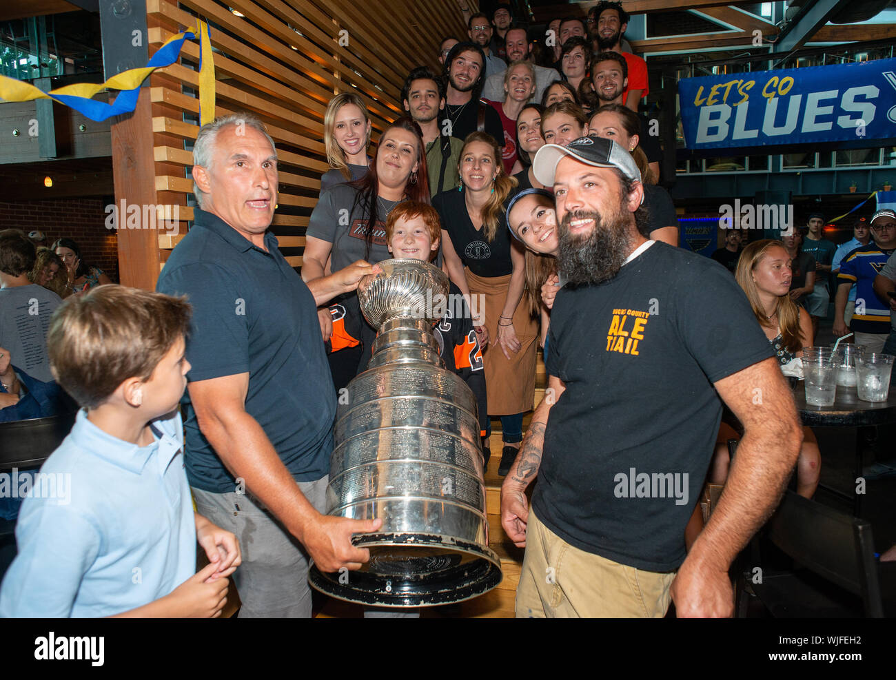 Stanley Cup Champion St. Louis Blues head coach Craig Berube holds the ...