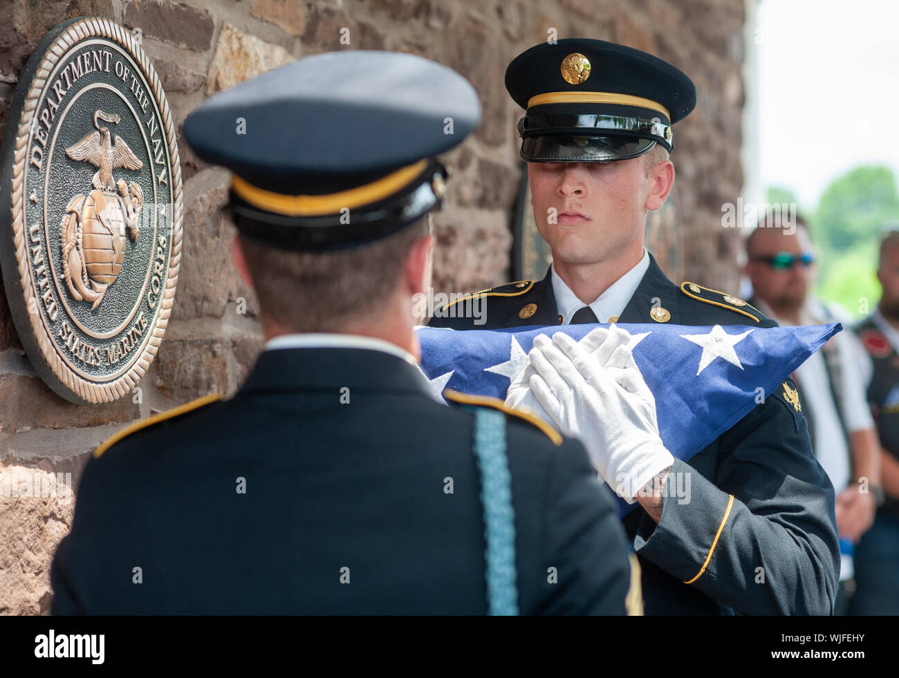 Military honors funeral program hi-res stock photography and images - Alamy
