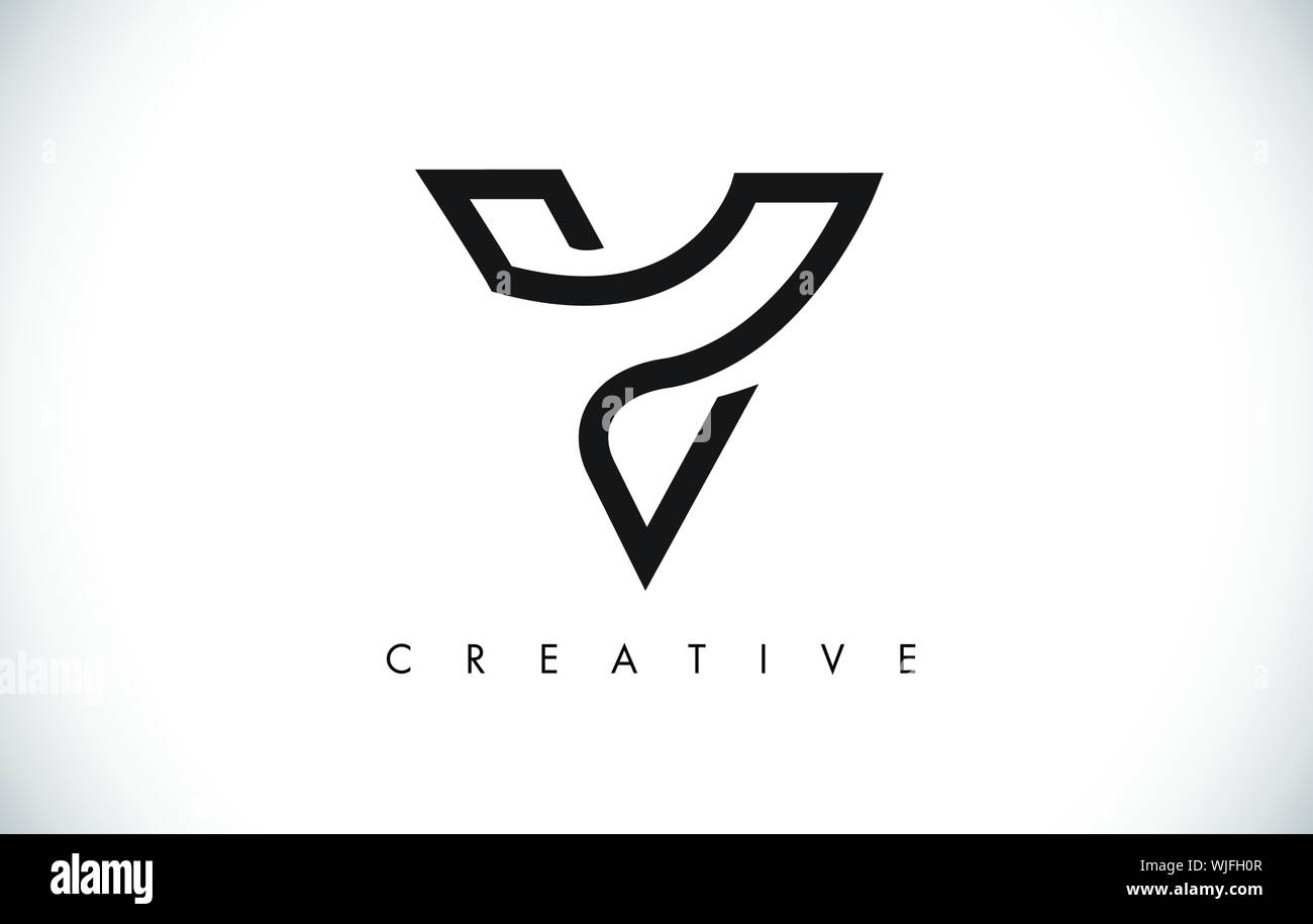 V Letter Modern Trendy Design Logo. Letter V Icon Logo with Monogram ...