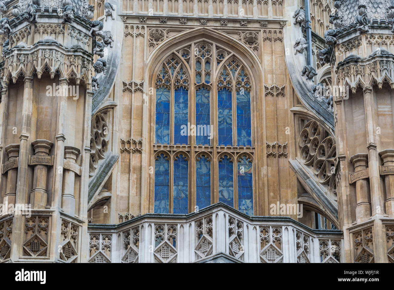 Old church in London, England, with ornate architectural details and a ...