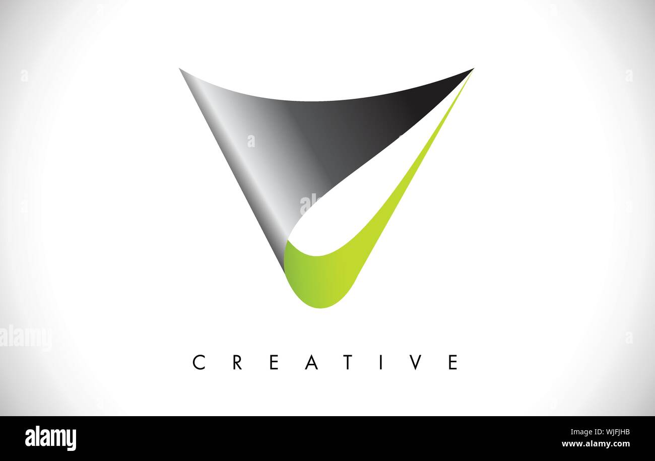 3d v vector logo hi-res stock photography and images - Alamy