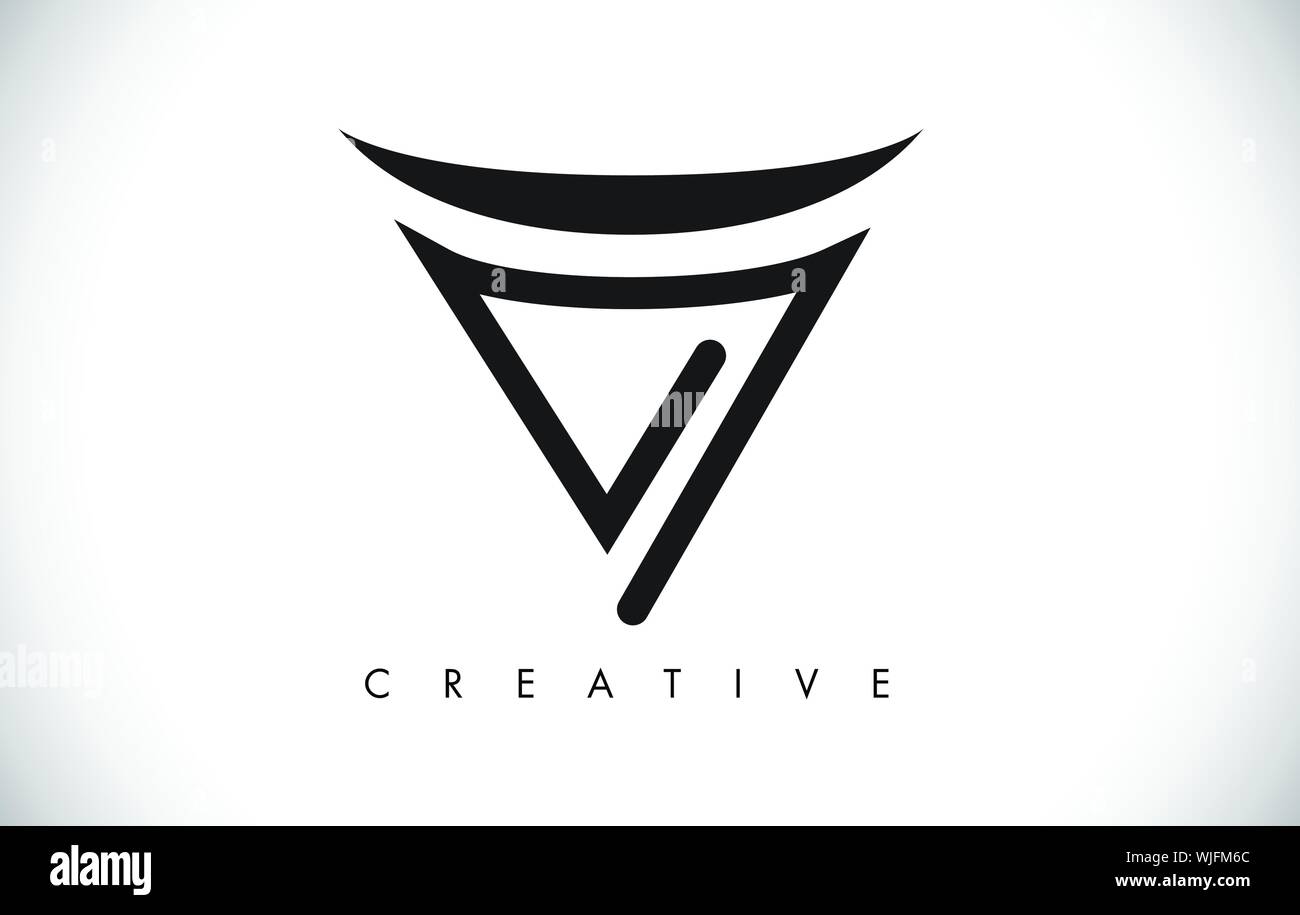 V Letter Modern Trendy Design Logo. Letter V Icon Logo with Monogram ...