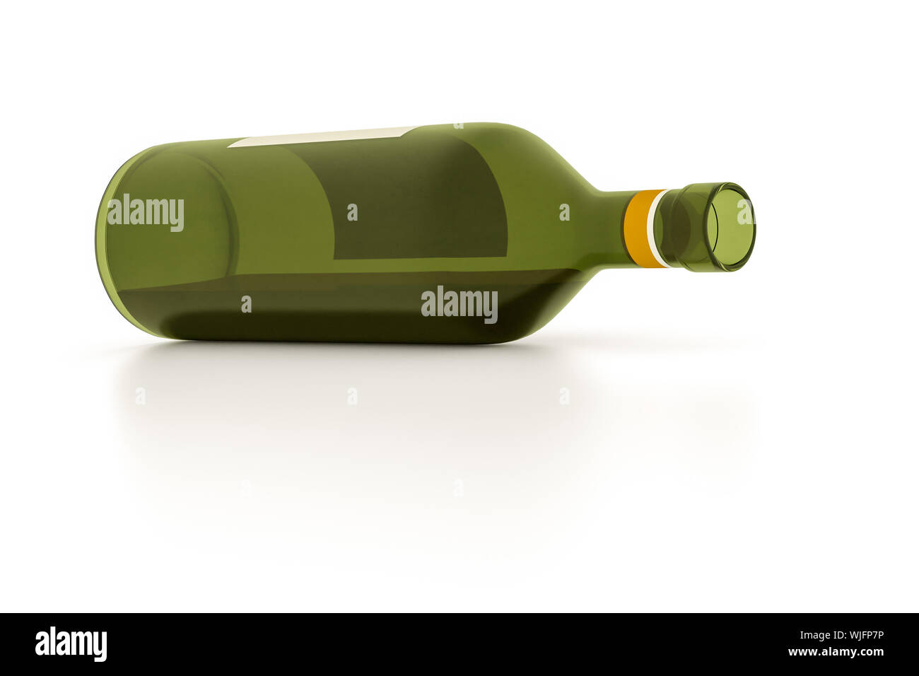 Empty wine bottle side Cut Out Stock Images & Pictures - Alamy