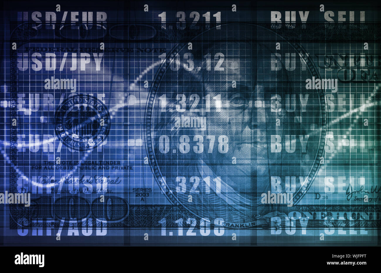 Foreign Exchange Online Buy Sell Screen Art Stock Photo - Alamy