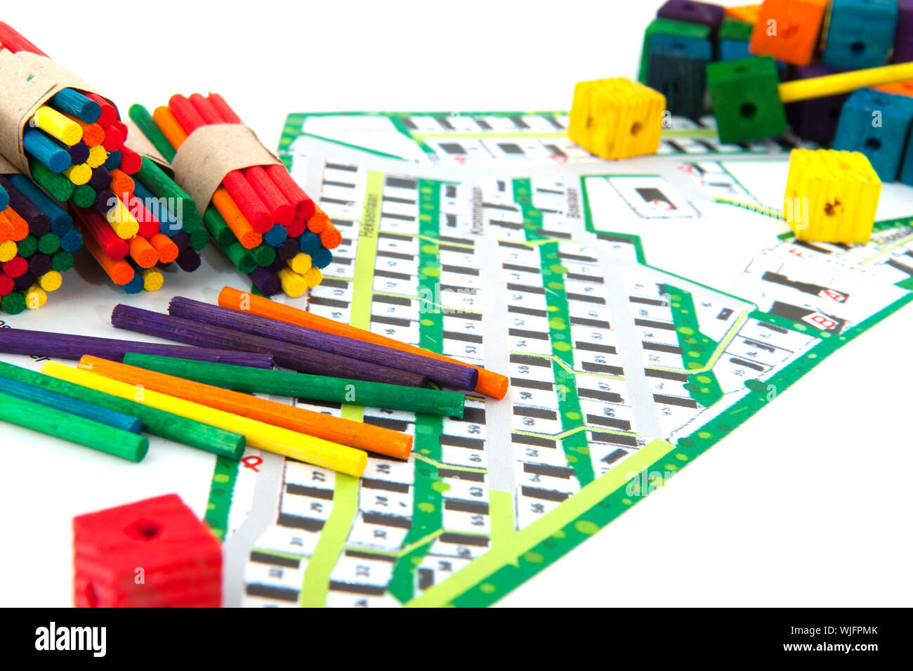 Building a new house with the contruction kit Stock Photo - Alamy