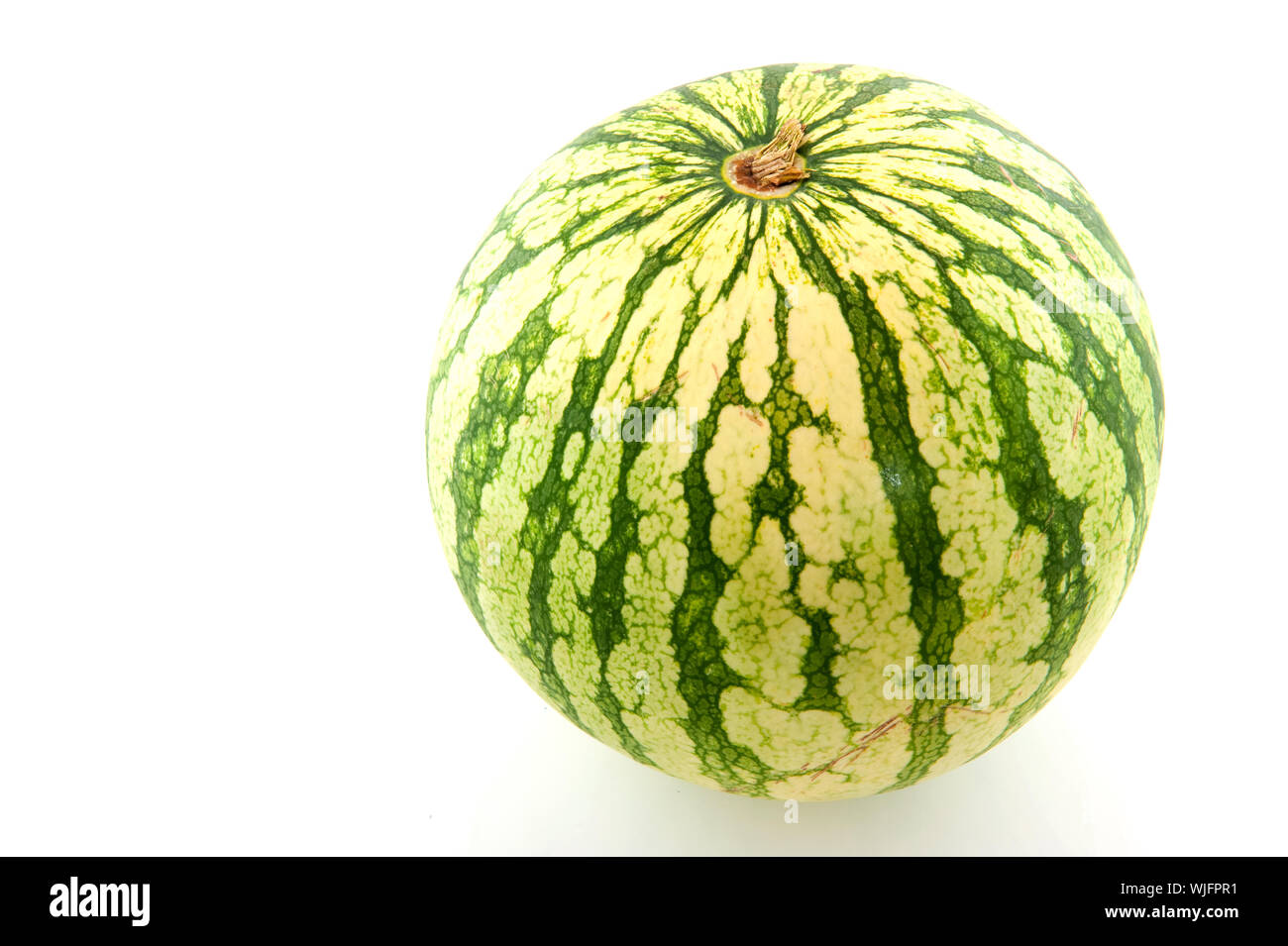 Big water melon isolated over white Stock Photo - Alamy