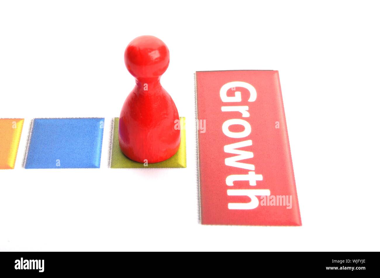 growth word showing financial success business concept Stock Photo - Alamy