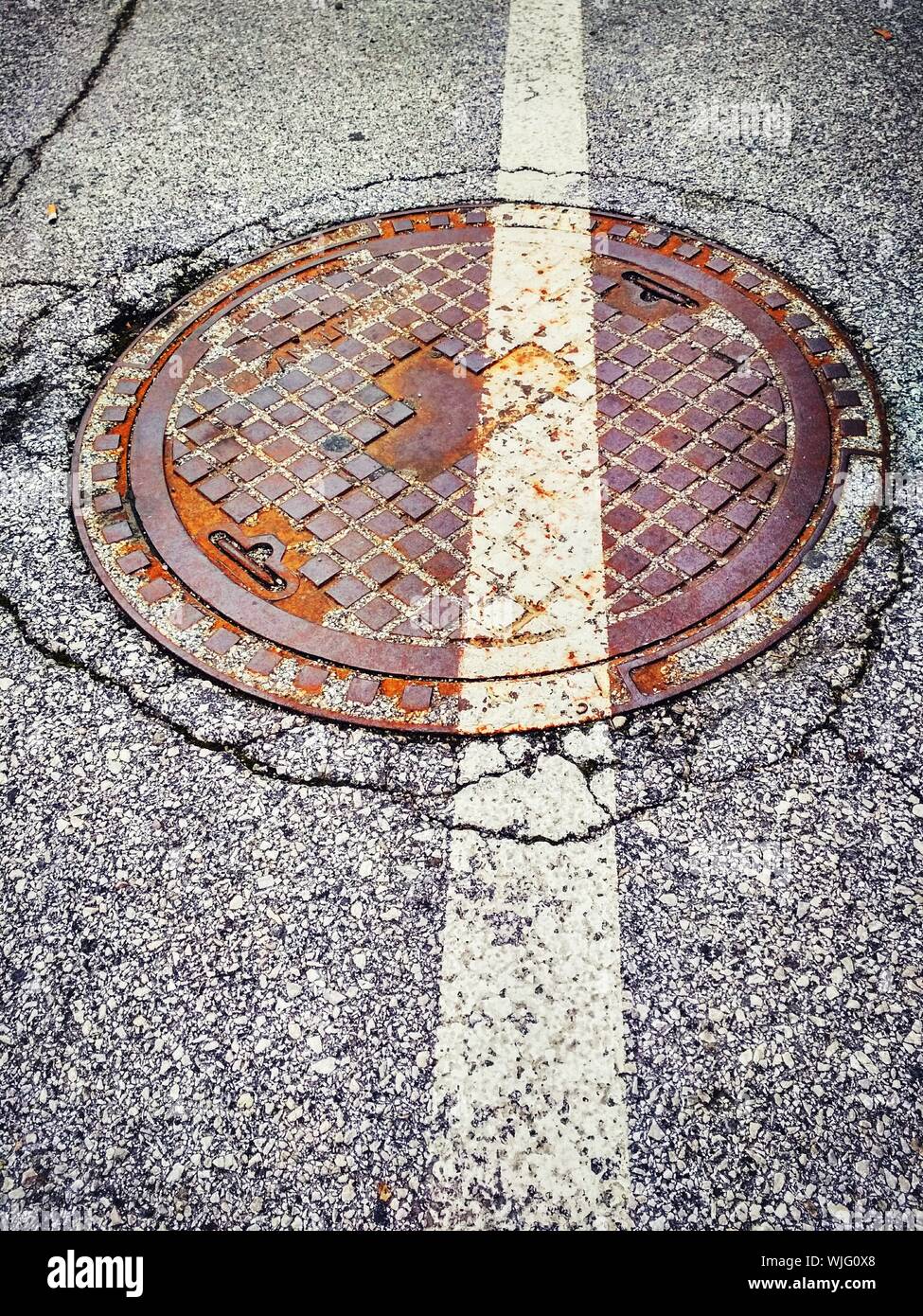 Manhole Frame High Resolution Stock Photography and Images - Alamy