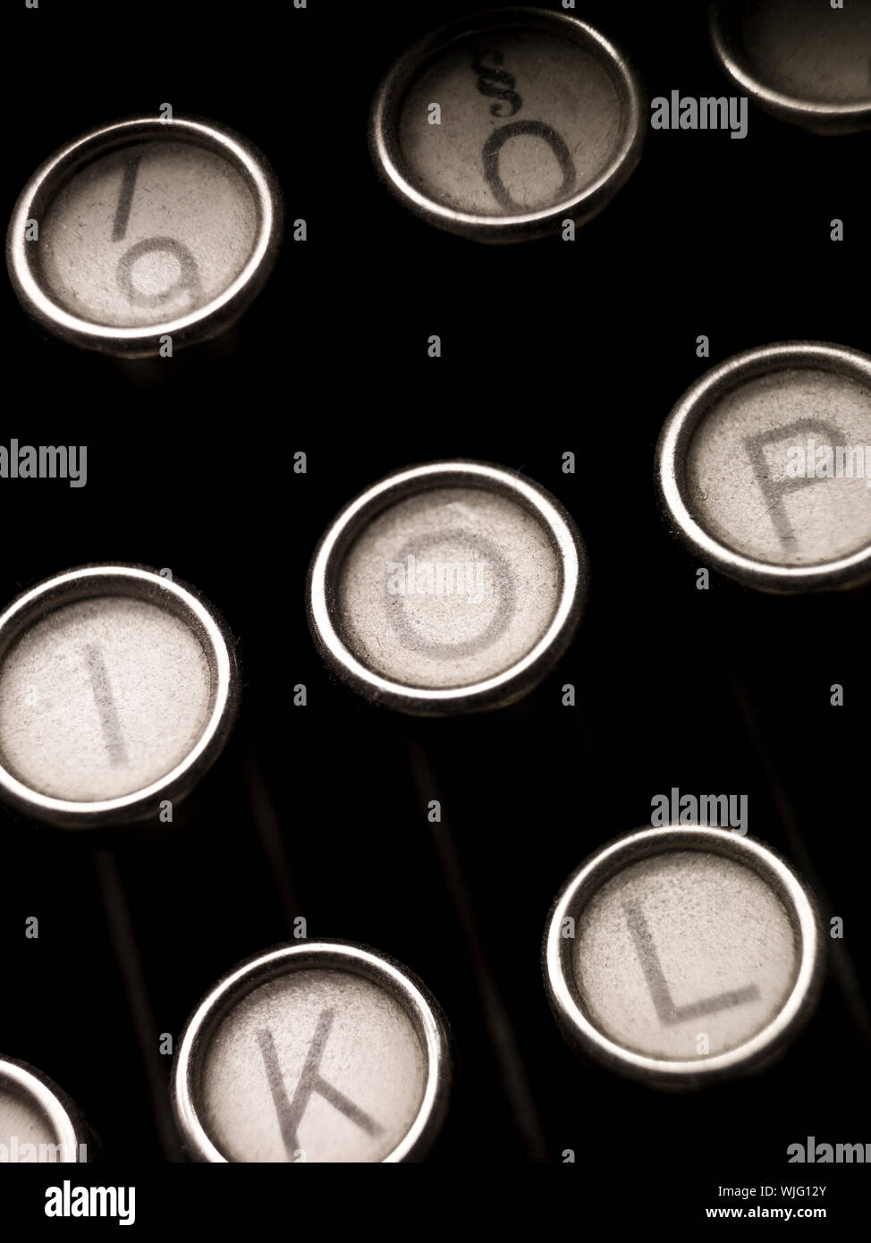 Typewriter letter p hi-res stock photography and images - Alamy