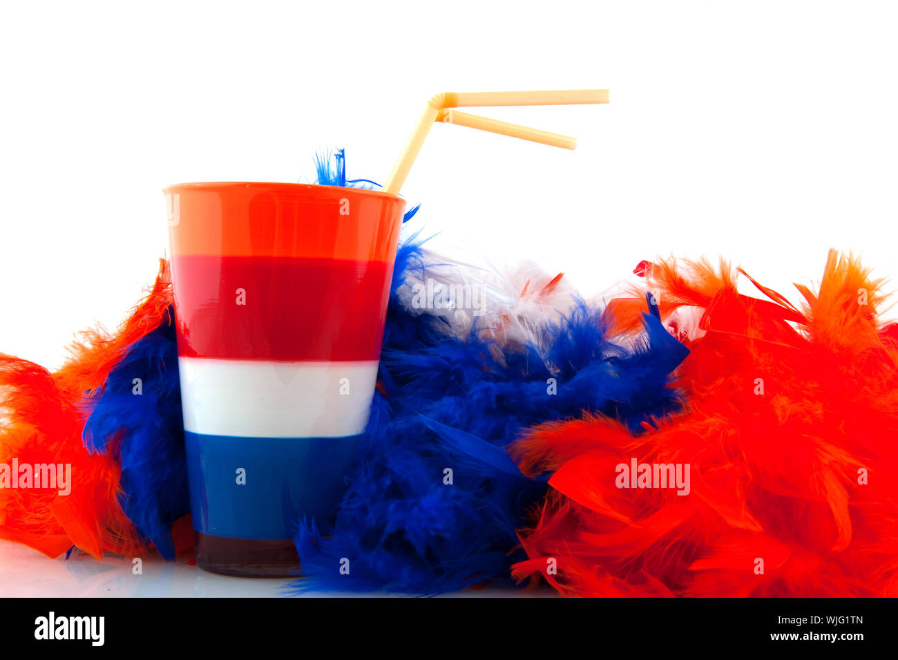 Typical Dutch drink in colors of the flag Stock Photo - Alamy