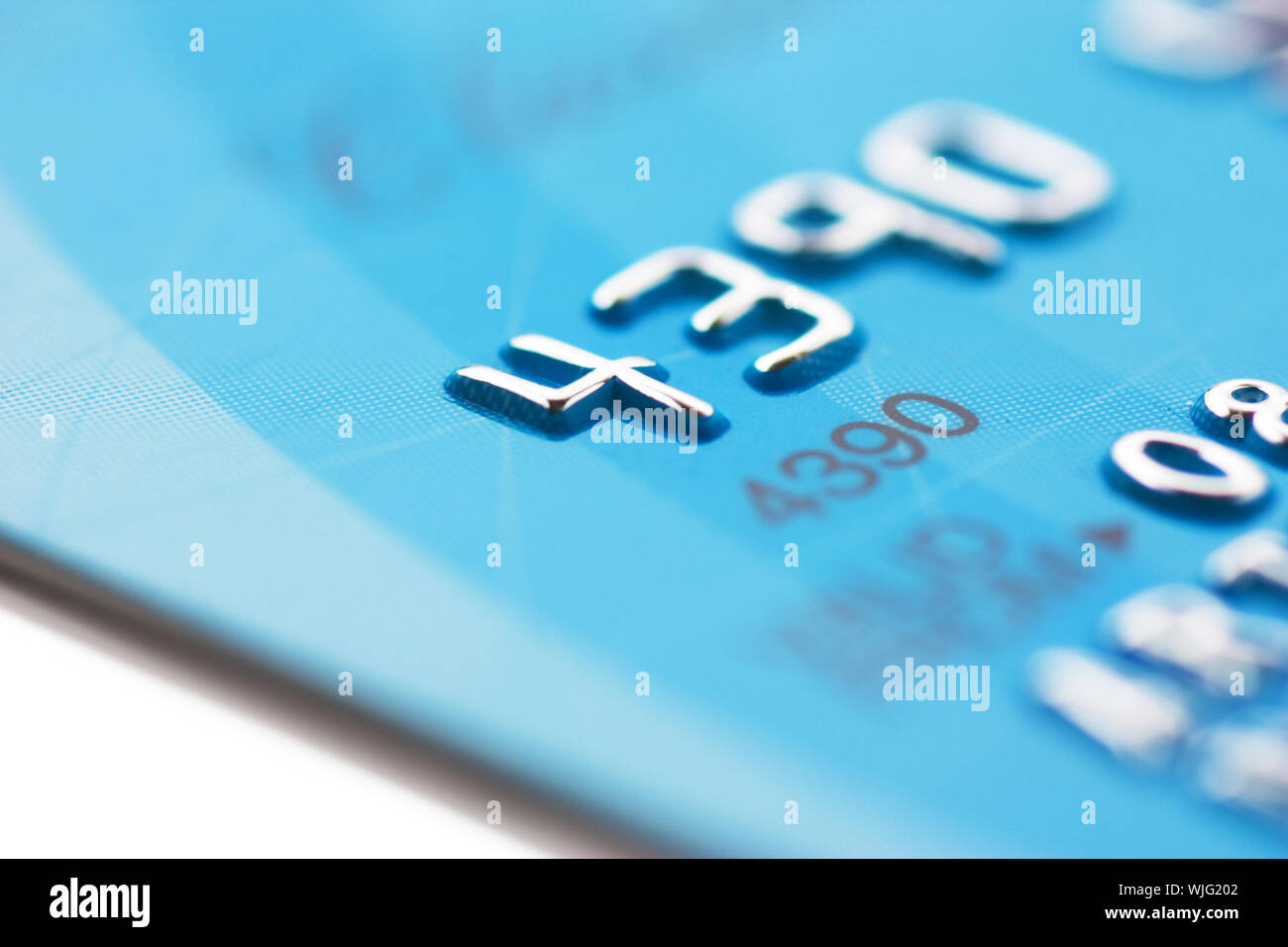 Macro view of credit card. Narrow focus Stock Photo - Alamy