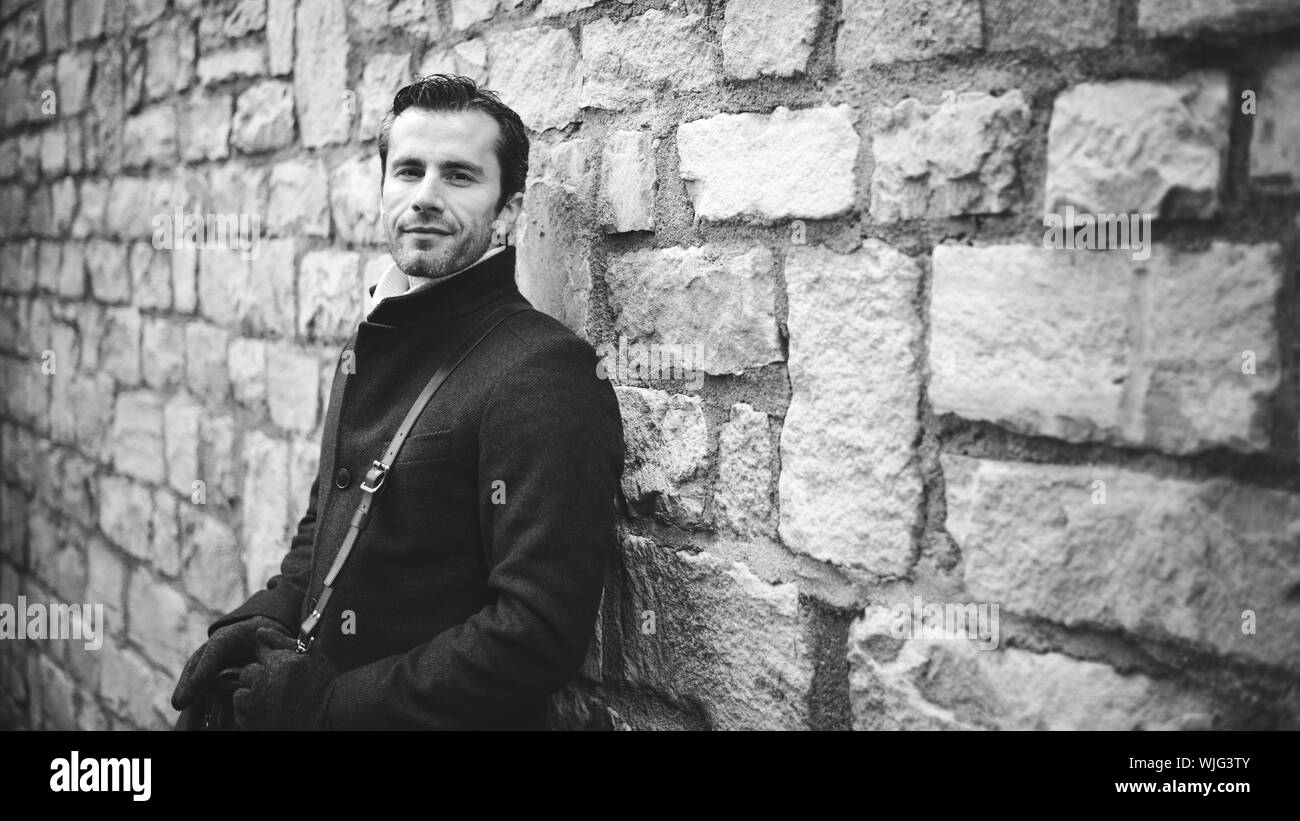 Man and stone hi-res stock photography and images - Alamy