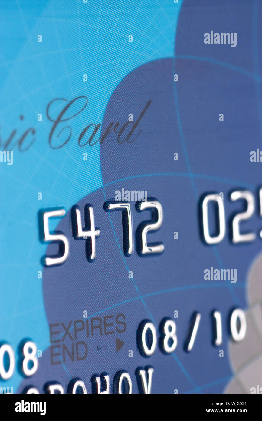 Macro view of credit card. Financial background Stock Photo - Alamy