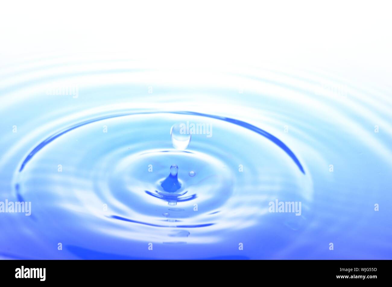 water drop showing rain spa or zen concept Stock Photo - Alamy