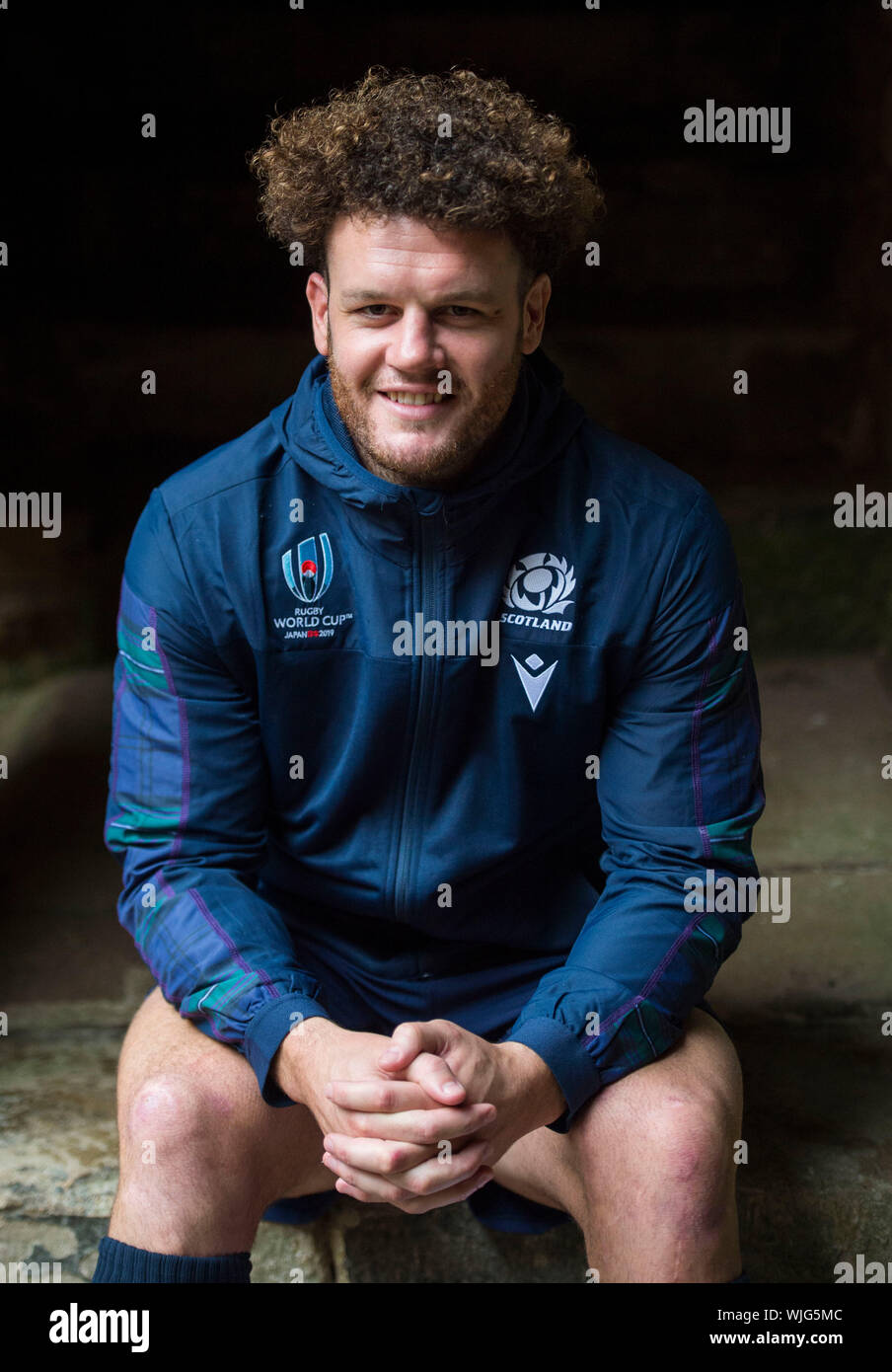 Scotland's Duncan Taylor during the squad announcement at Linlithgow ...