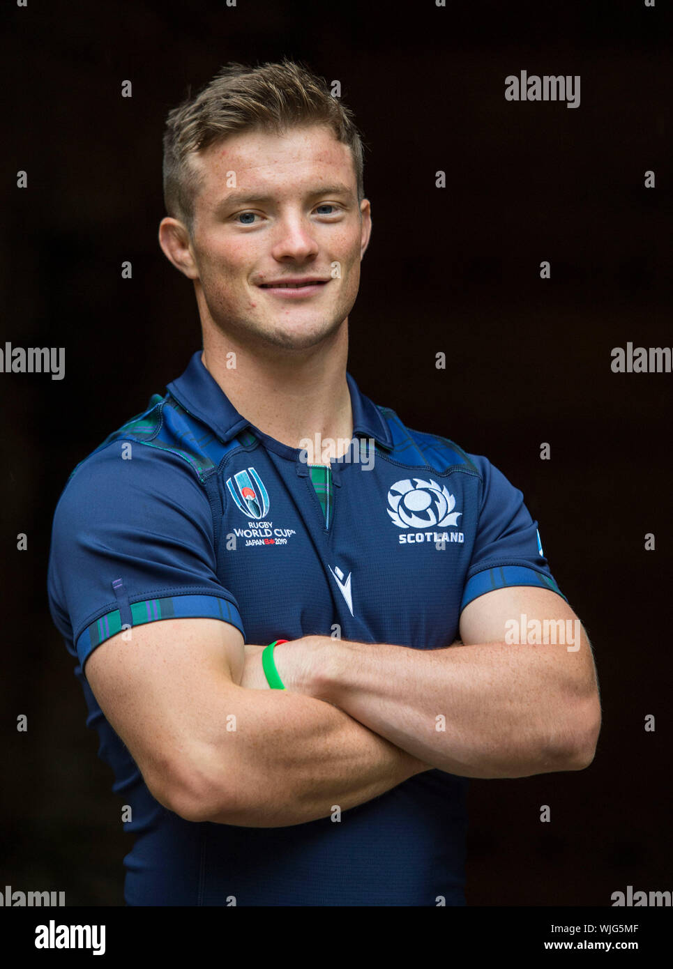 Scotland's George Horne during the squad announcement at Linlithgow ...