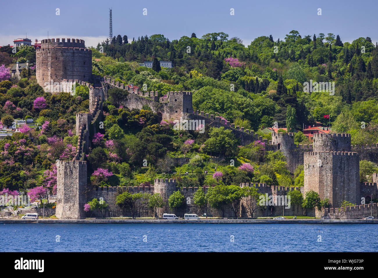 Rumelian Castle along the Bosphorus in istanbul Stock Photo - Alamy