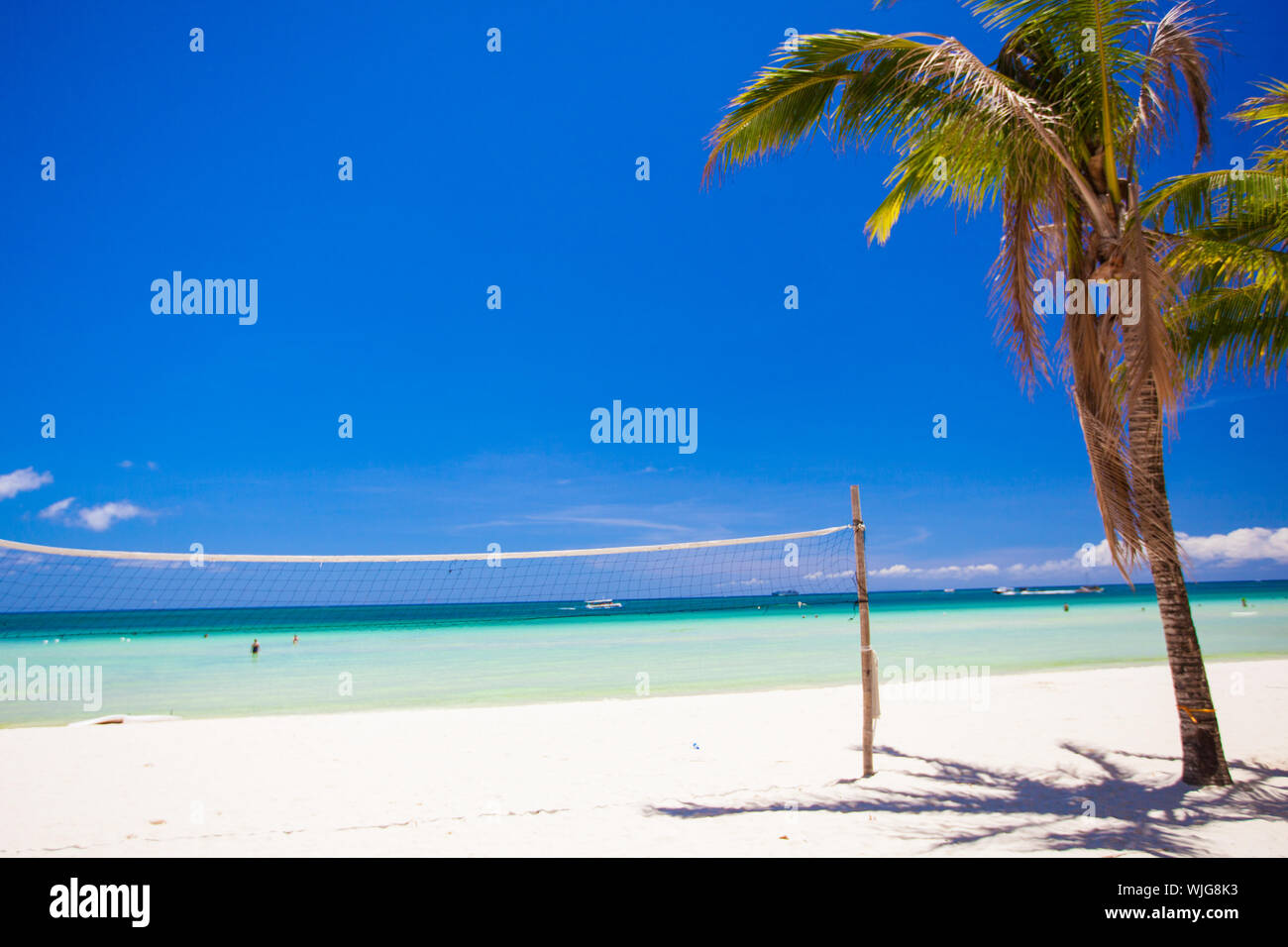 Perfect tropical beach with turquoise water and white sand beaches in ...