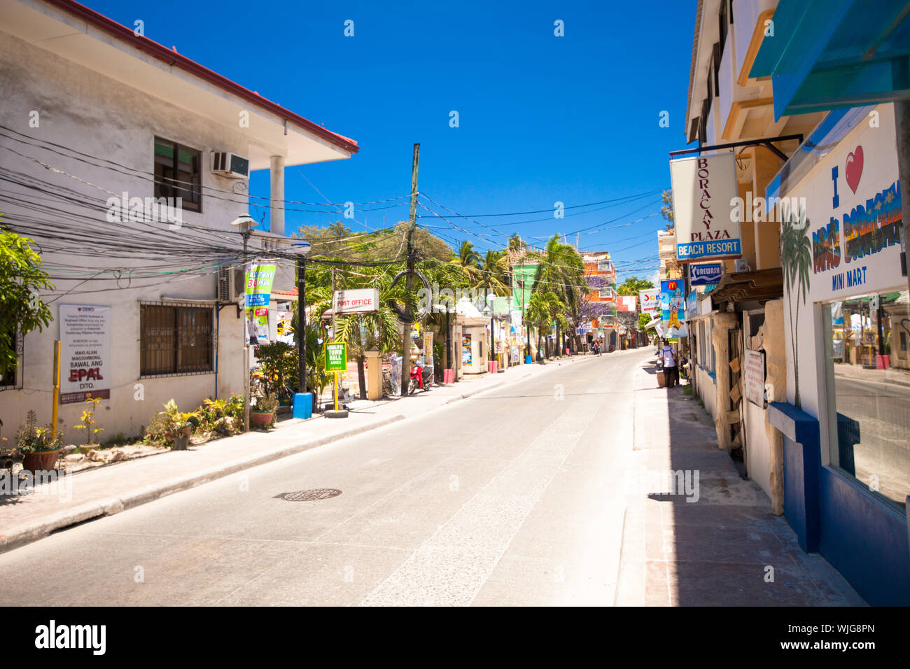 Boracay island sandy path hi-res stock photography and images - Alamy