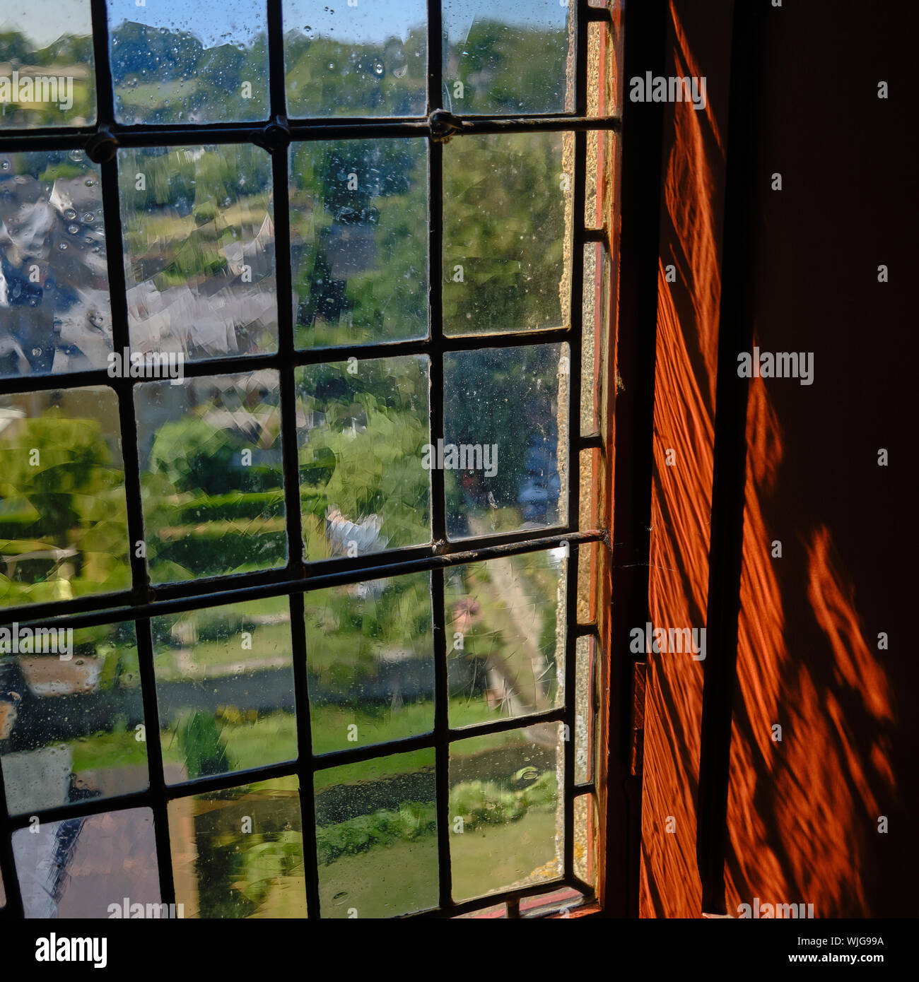 Old window at the castle in Fougeres, France in Brittany Stock Photo ...