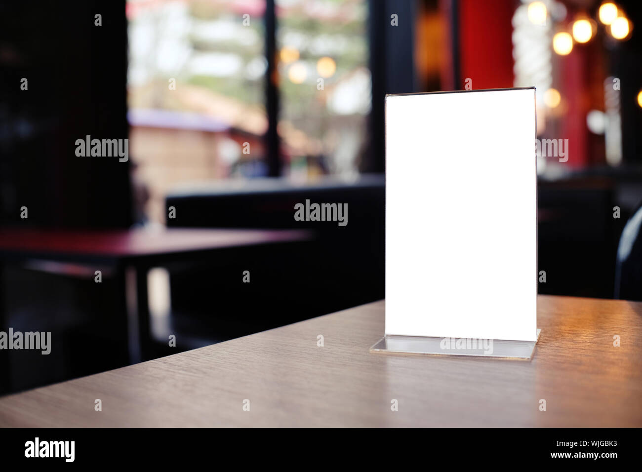 Empty Menu High Resolution Stock Photography and Images - Alamy