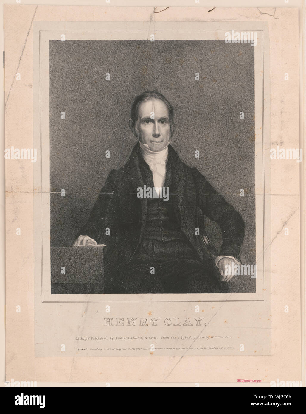 Henry Clay Gallery of national portraits / / painted by W.J. Hubard ...