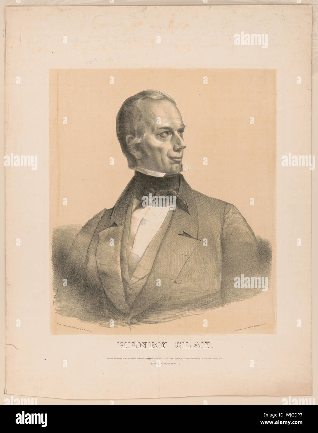 Henry Clay, head-and-shoulders portrait, facing right / from an ...