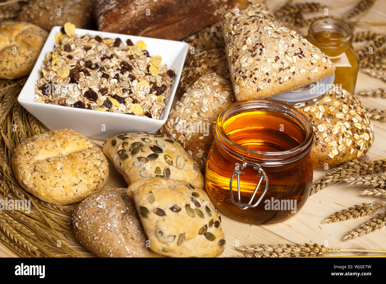 Variety of bread Stock Photo - Alamy