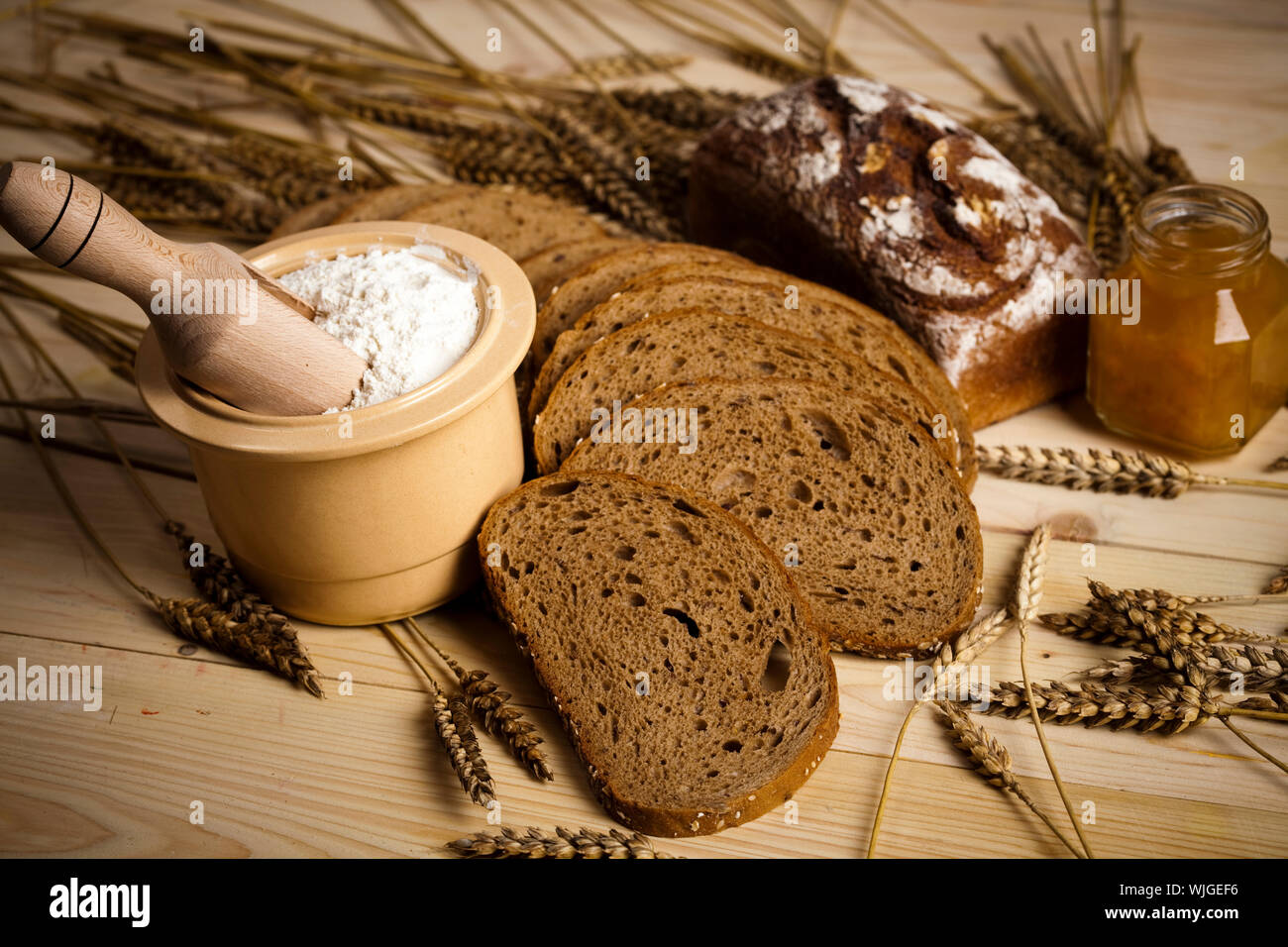 Variety of bread Stock Photo - Alamy