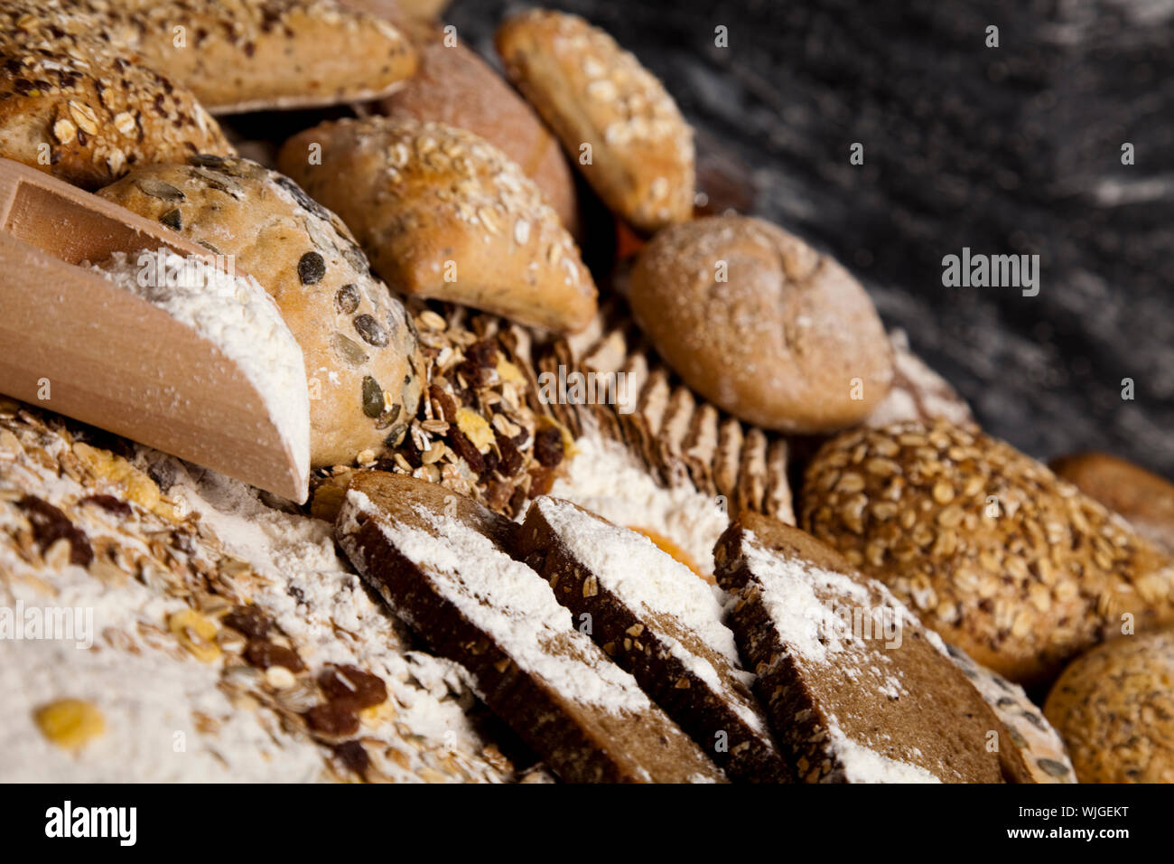 Variety of bread Stock Photo - Alamy