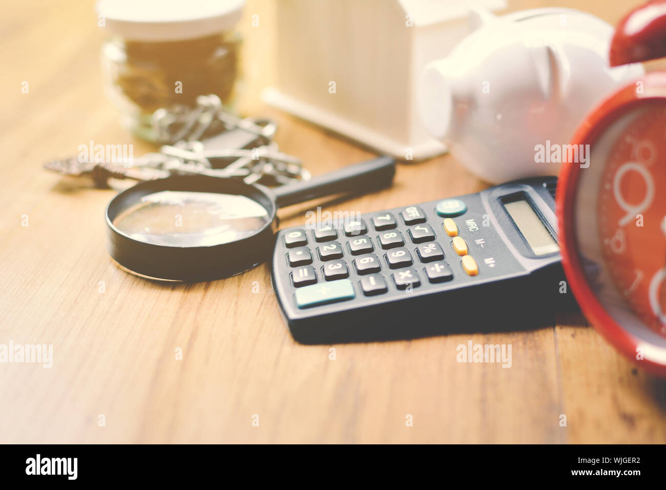 Focus of objects on the table hi-res stock photography and images - Alamy