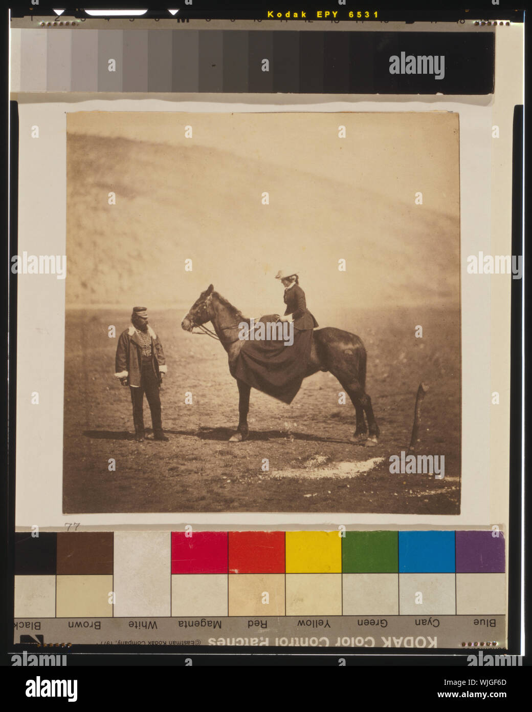 Henry Duberly Esqr., paymaster, 8th Hussars, & Mrs. Duberly Stock Photo ...