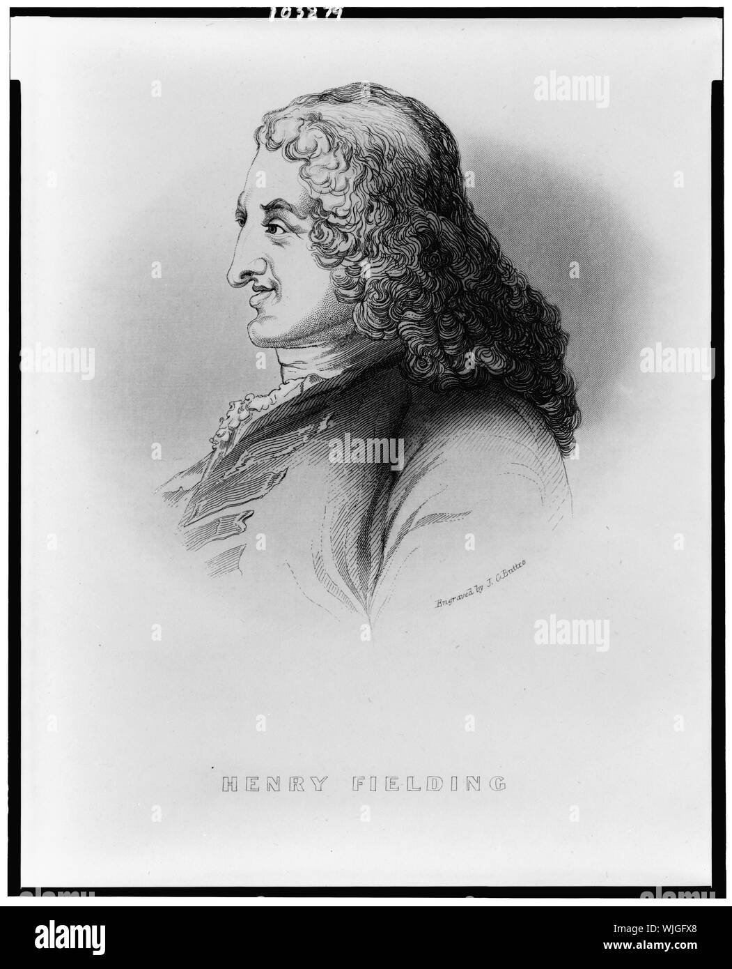 Henry Fielding / engraved by J.C. Buttre Stock Photo - Alamy