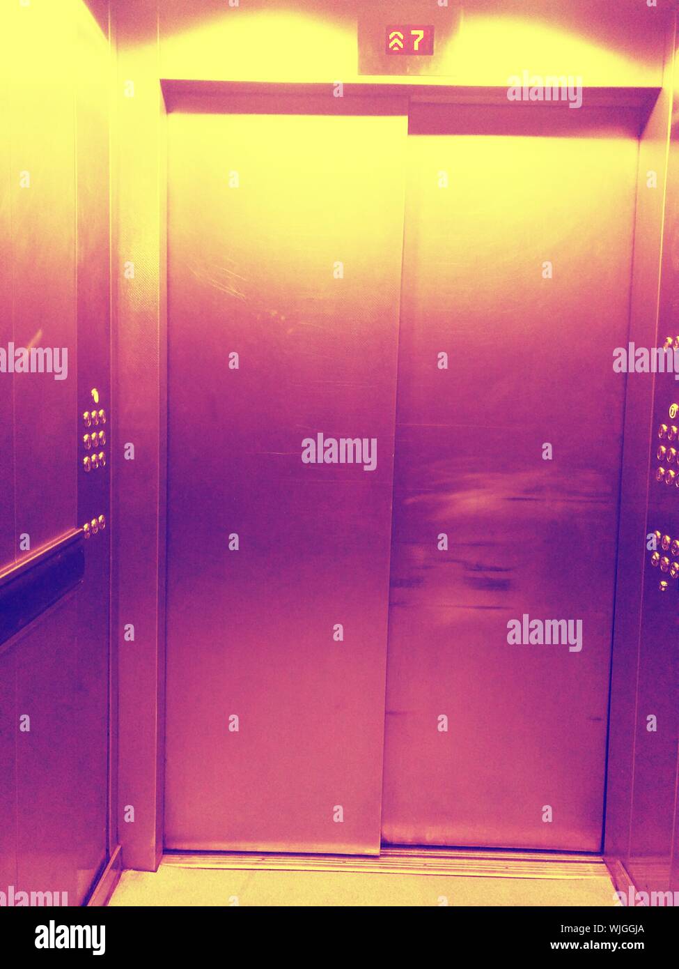 Closed elevator door hi-res stock photography and images - Alamy
