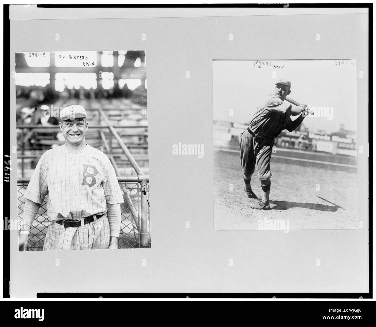 Henry Harrison Myers, Brooklyn NL baseball player, half-length portrait ...