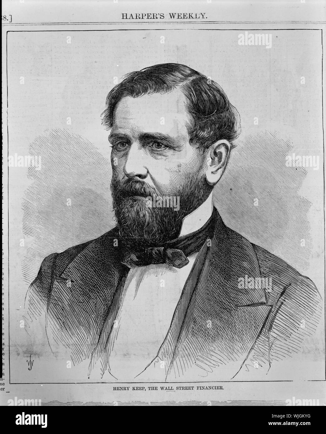 Henry Keep, the Wall Street financier / JW monogram Stock Photo - Alamy