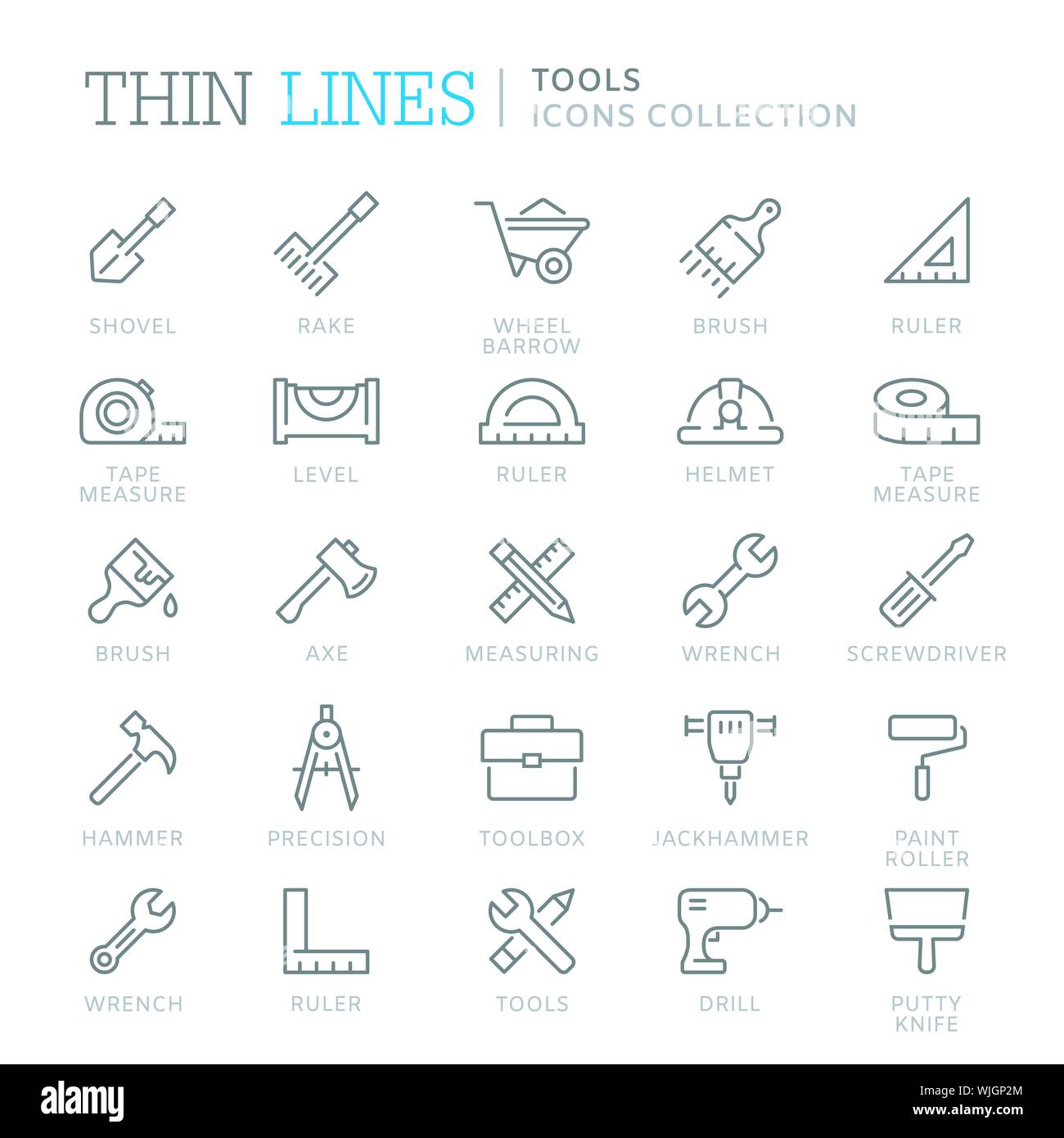 Construction helmet collection Stock Vector Images - Alamy