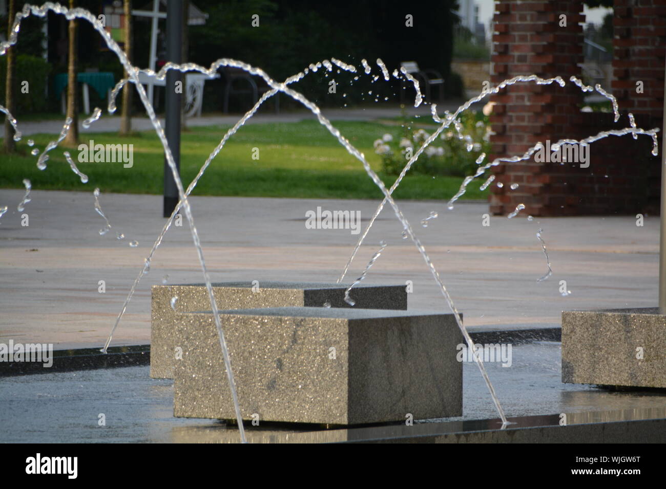 Water Spraying From Fountain High Resolution Stock Photography and ...