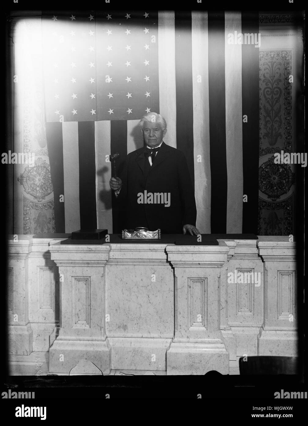 Henry T. Rainey with gavel. U.S. Capitol, Washington, D.C Stock Photo ...