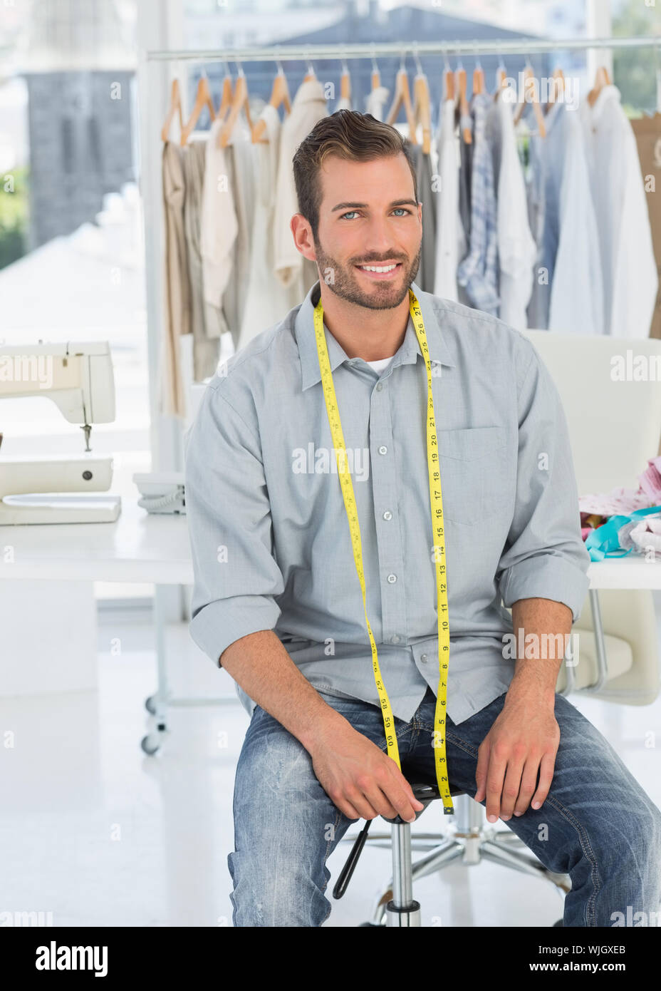 Hispanic male fashion designer hi-res stock photography and images - Alamy