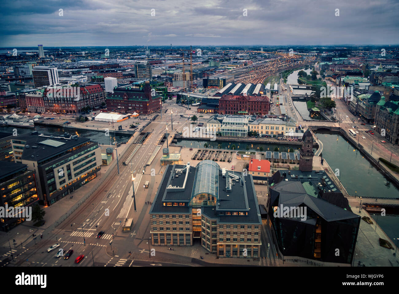 Malmo sweden aerial hi-res stock photography and images - Alamy